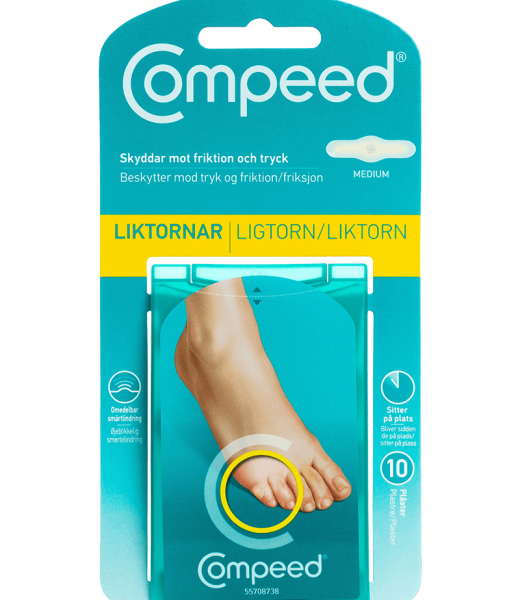 Compeeds liktornplaster for tær