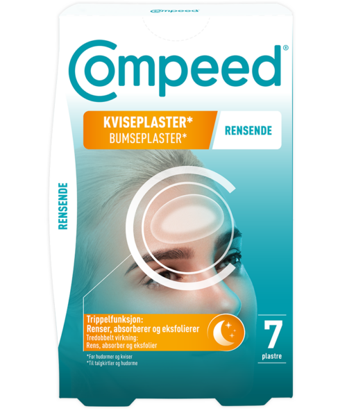 Compeed-produkter: Gnagsår, munnsår, skjev stortå Liktorn og sprukken hæl